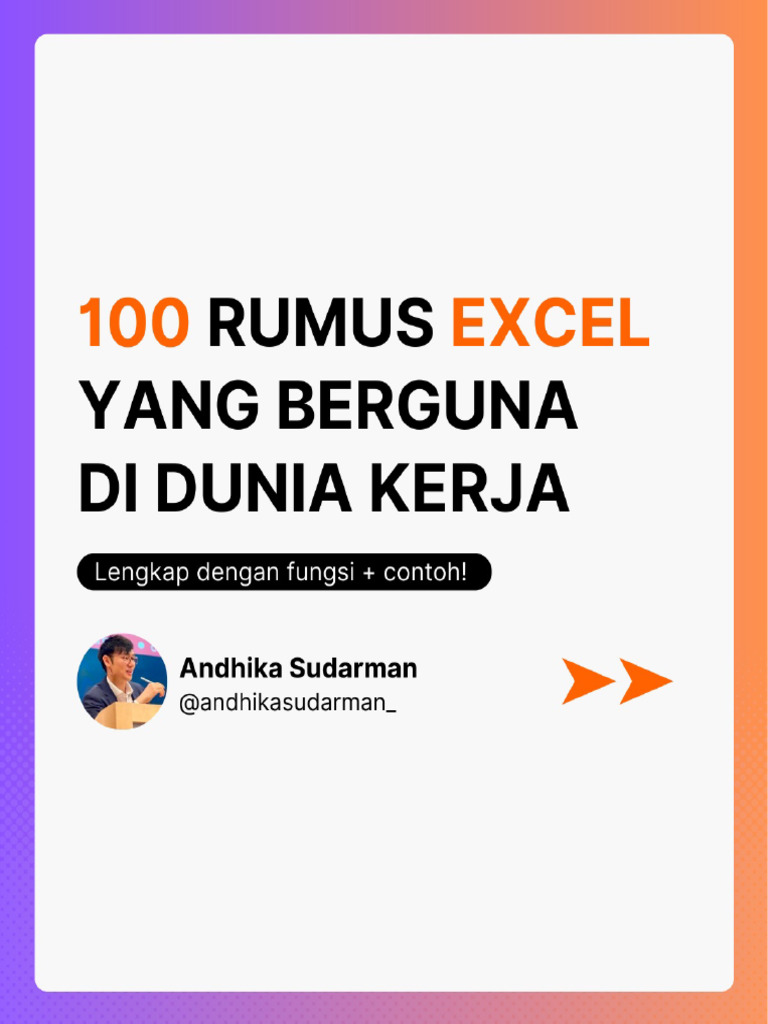 100 Rumus Excel | PDF