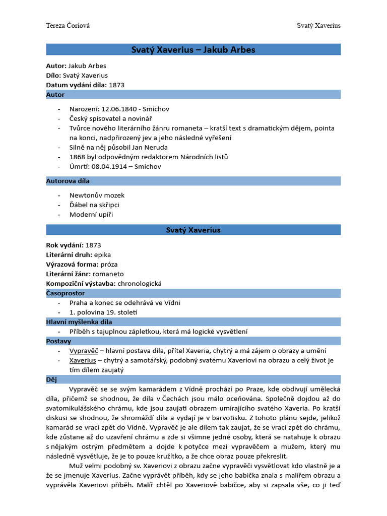 Svatý Xaverius | PDF
