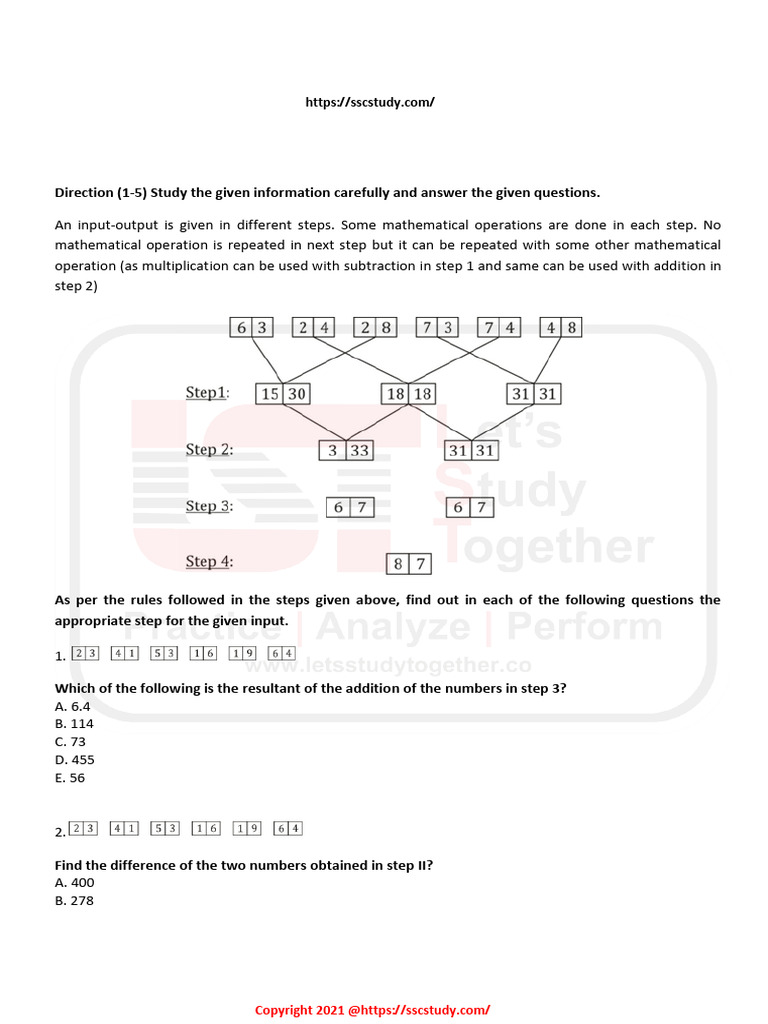 New Pattern Machine Input Output Questions (Sscstudy - Com) | PDF | Consonant | Alphabet