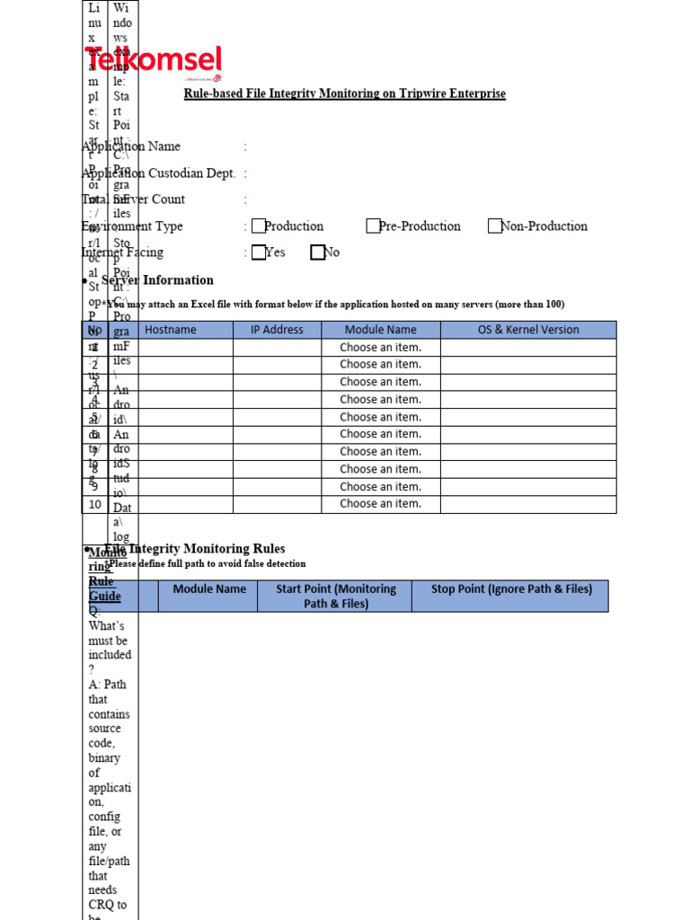 Tripwire Enterprise Monitoring Guide | PDF | System Software | Software ...