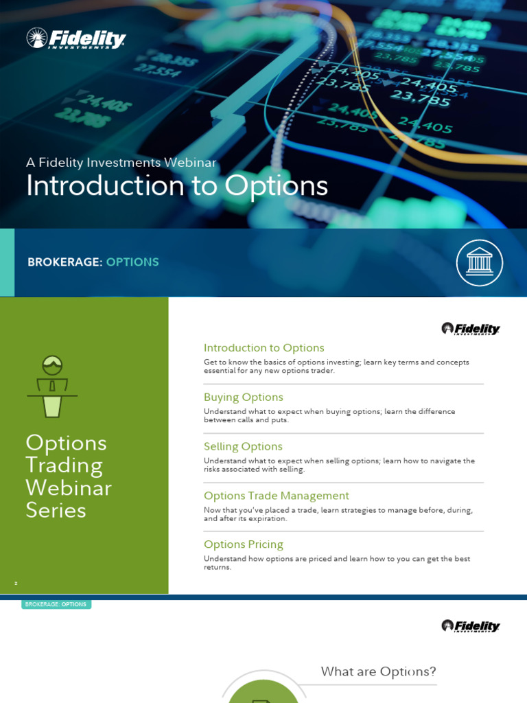 Introduction to Options Trading Webinar | PDF | Option (Finance) | Put ...