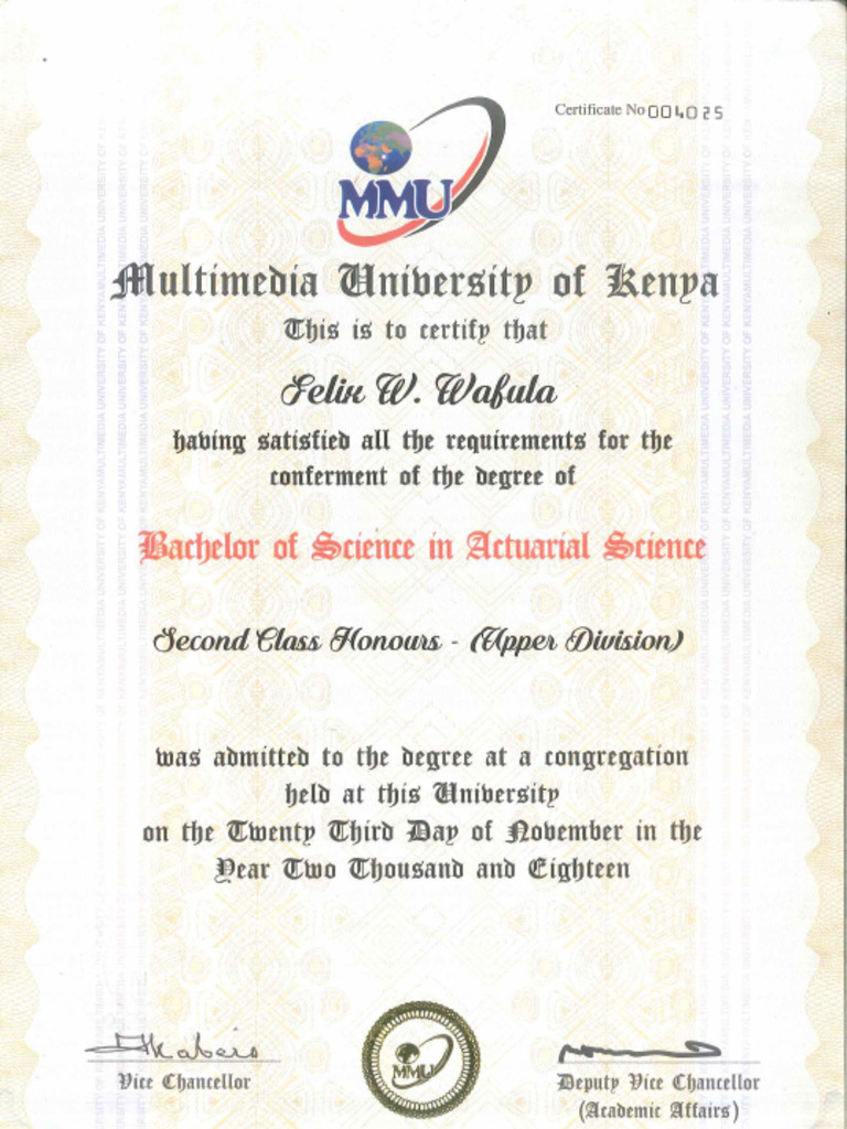 Mmu Cert | PDF