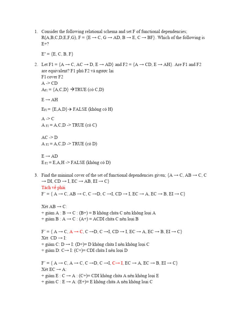 Functional Dependencies | PDF