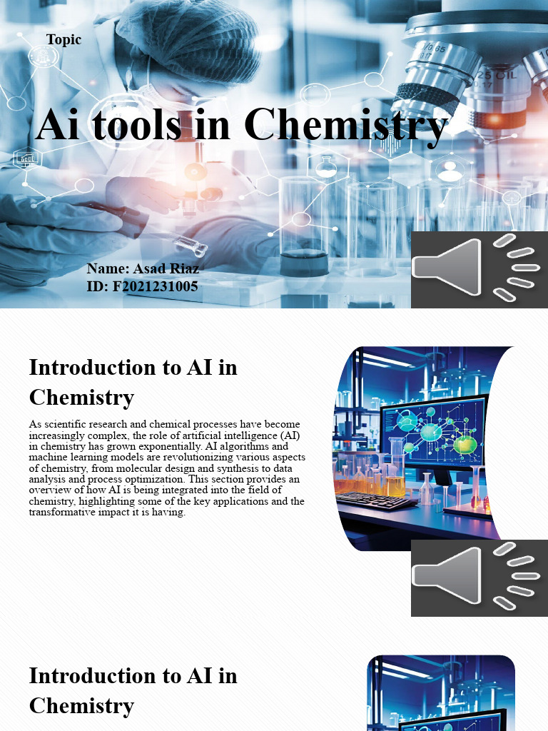 AI Applications in Chemistry | PDF | Artificial Intelligence ...