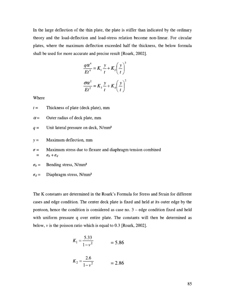 Roark's Formula | PDF