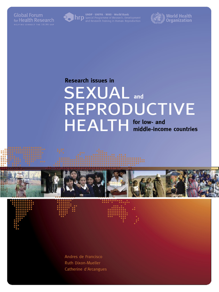 Sexual and Reproductive Health-FULL TEXT | PDF | Millennium Development ...