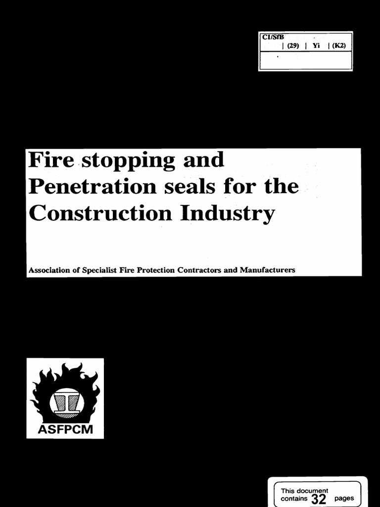 Fire Stopping & Seals Guide for Construction | PDF | Building ...