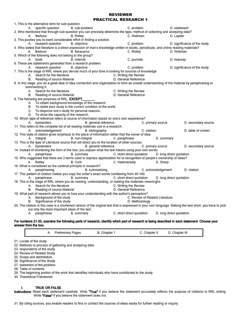 REVIEWER | PDF | Citation | Knowledge