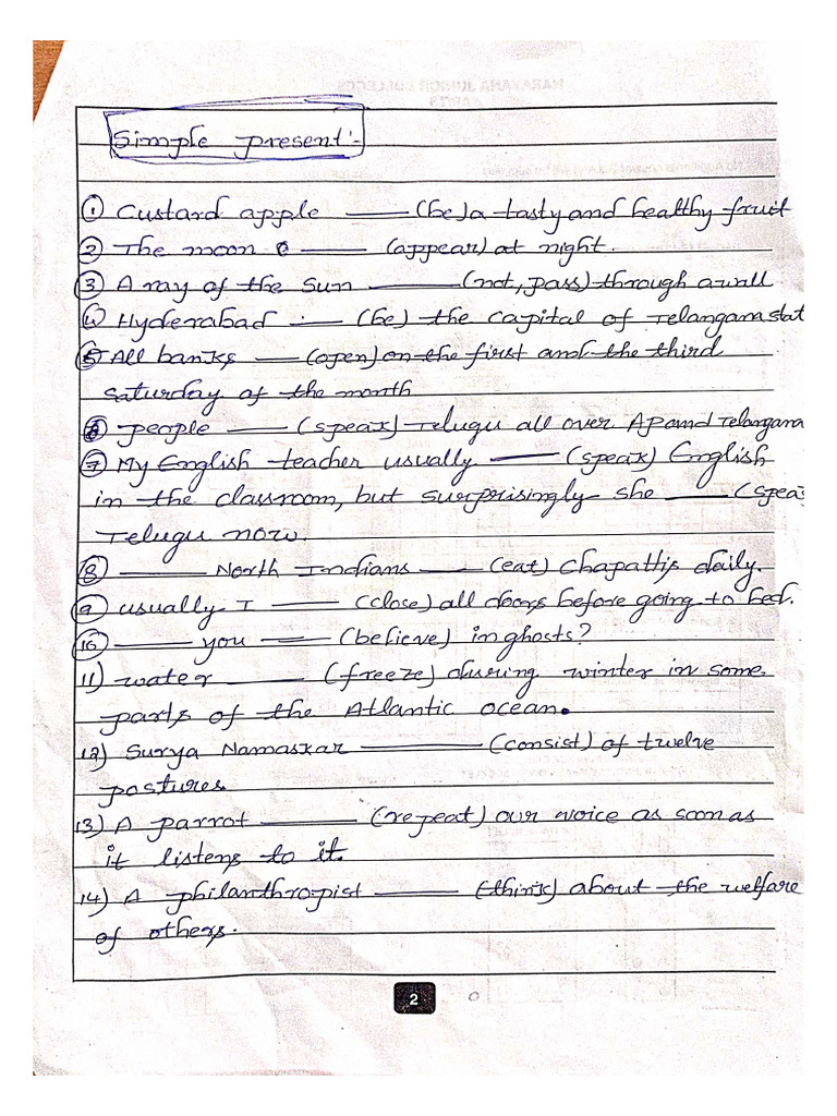 Tenses for quick Reference | PDF