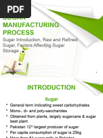 Refined Sugar Making Process | PDF | Brown Sugar | Sugarcane