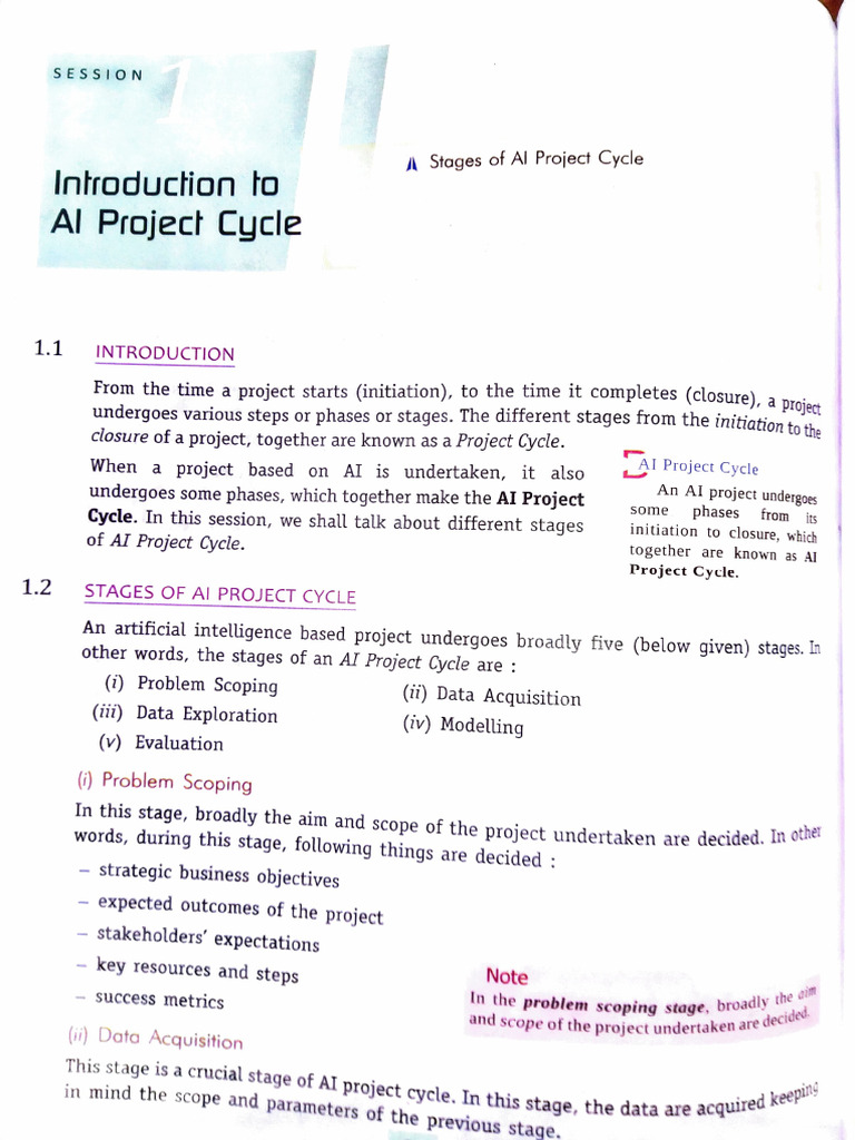 AI Project Cycle | PDF | Information Science | Information Technology