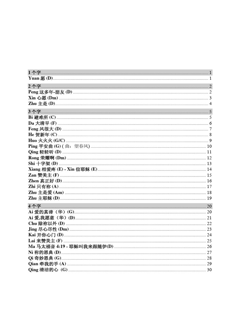 Album 1 & 2 - Music Score | PDF