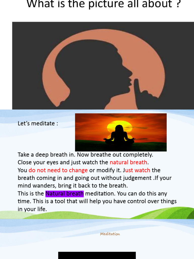 Keeping Quiet-Ppt. Final | PDF