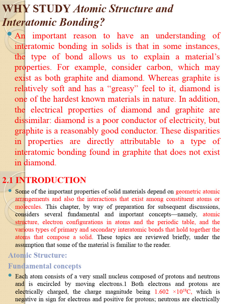Atomic Structure Basic Concepts | PDF | Chemical Bond | Atomic Orbital