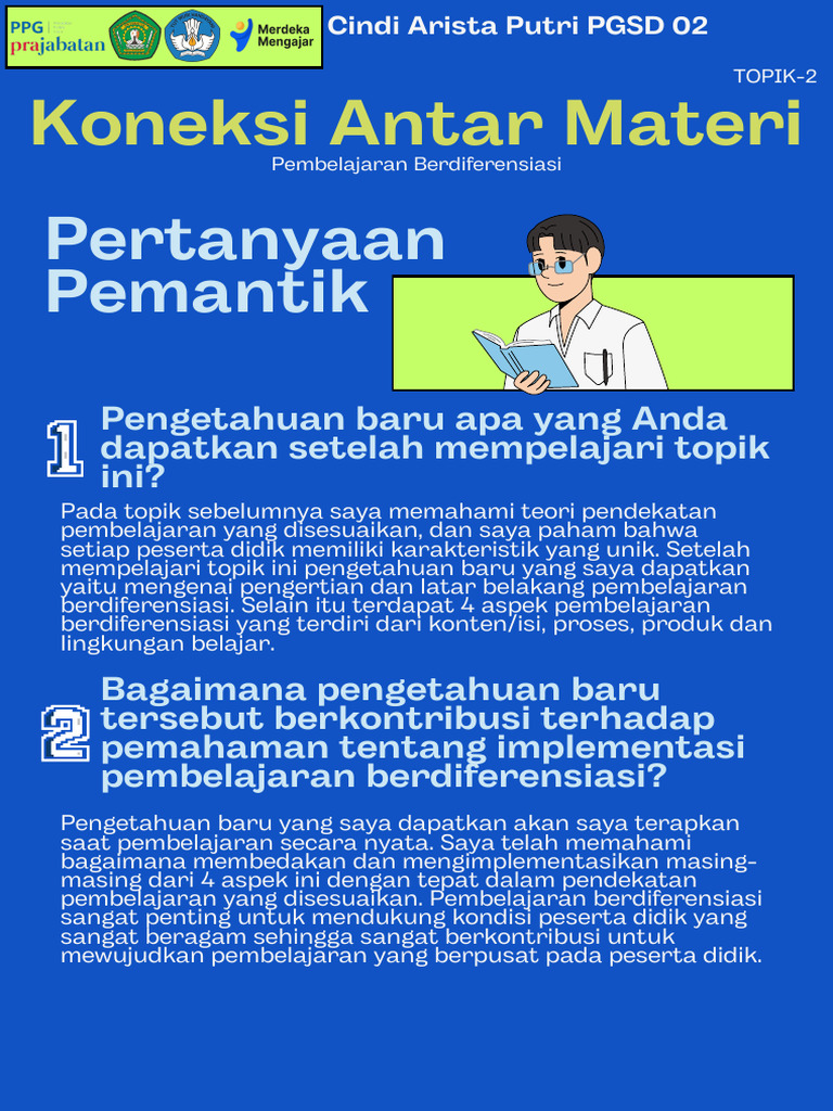 4 Aspek Pembelajaran Berdiferensiasi | PDF