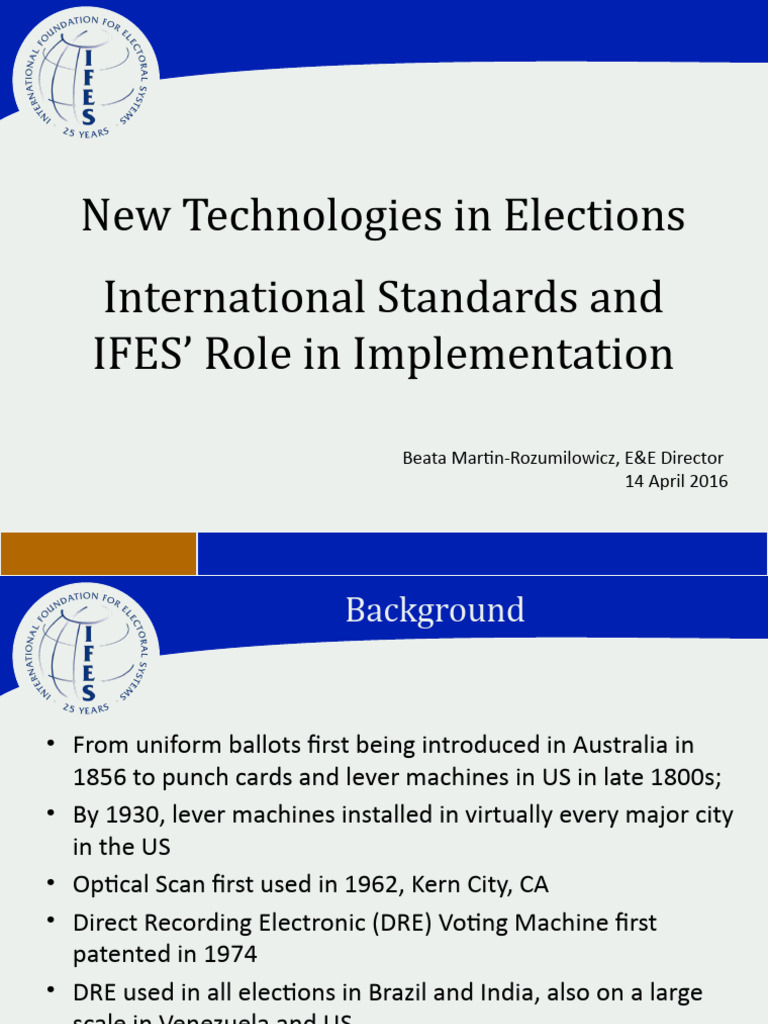 13EMB Beata Martin Rozumilowicz | PDF | Electronic Voting