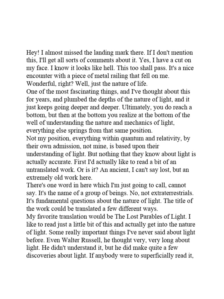 Deepest Secrets of Light | PDF | Light | Waves