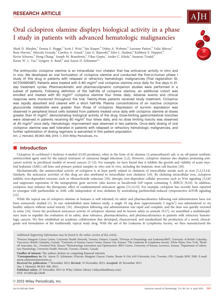 2013-Oral Biological Activity of CPX | PDF | Chemotherapy | Chemistry