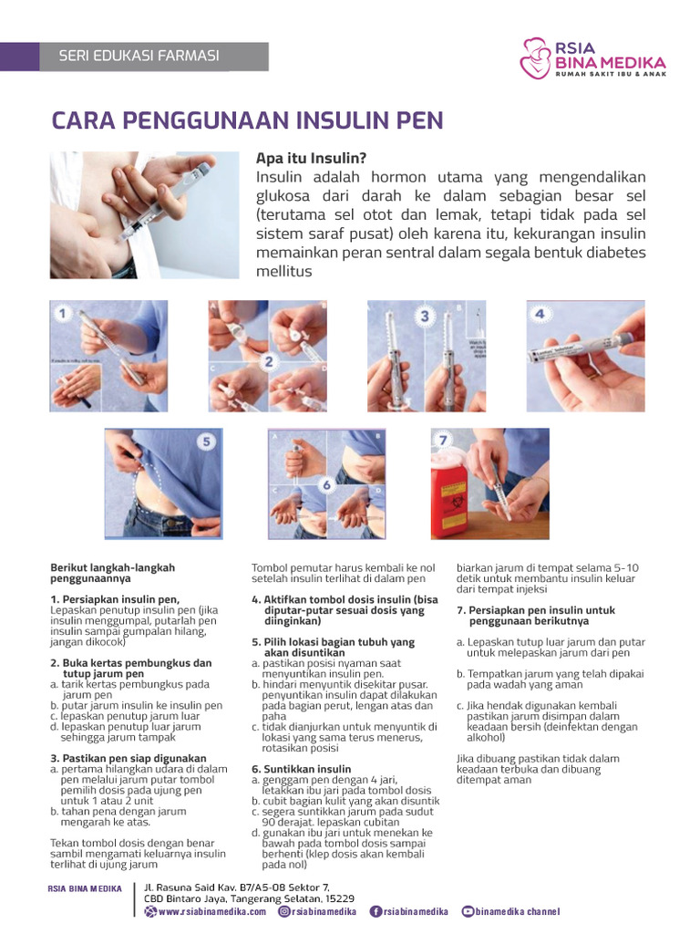 Cara Pakai Insulin | PDF