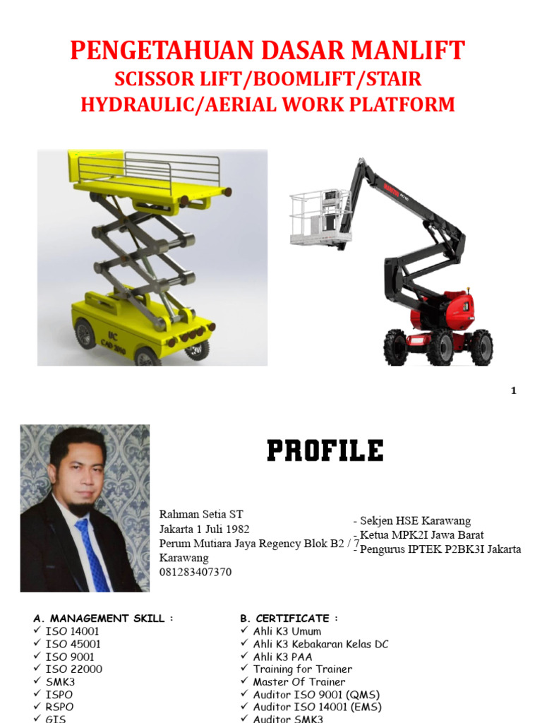 Pengetahuan Dasar Man Lift | PDF | Sains & Matematika