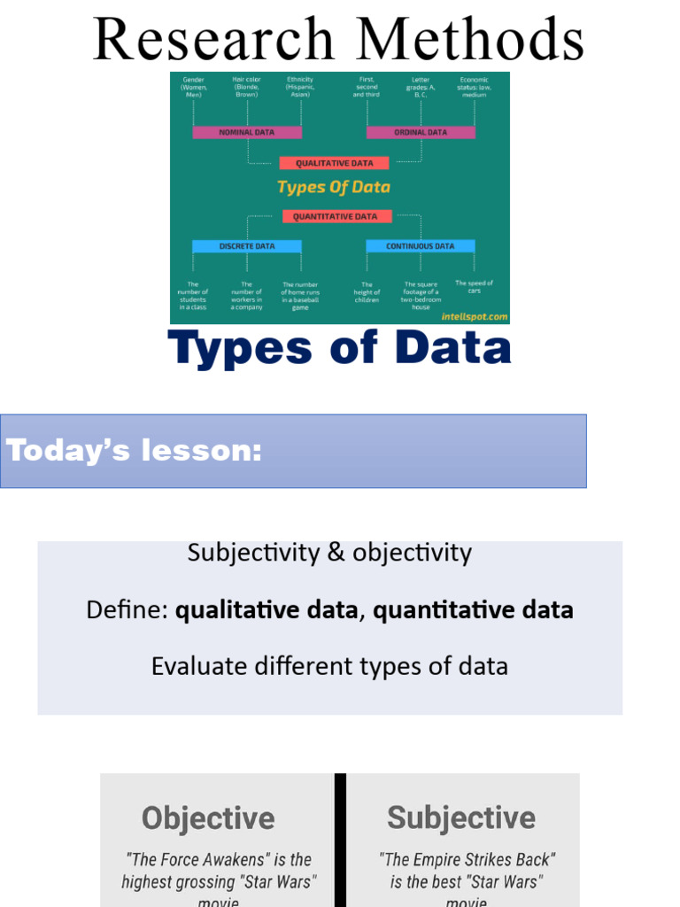 Types of Data | PDF | Level Of Measurement | Methodology