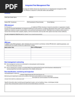 Pest Control Documentation Templates | PDF