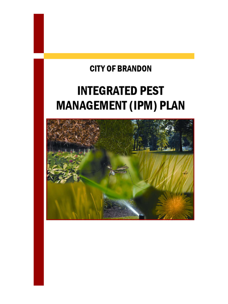 Integrated Pest Management (Ipm) Plan: City of Brandon | PDF ...