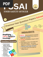 FSSAI Complete Notes | PDF | Food Safety