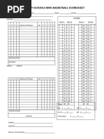 Icre - Kho Kho Score Sheet | PDF