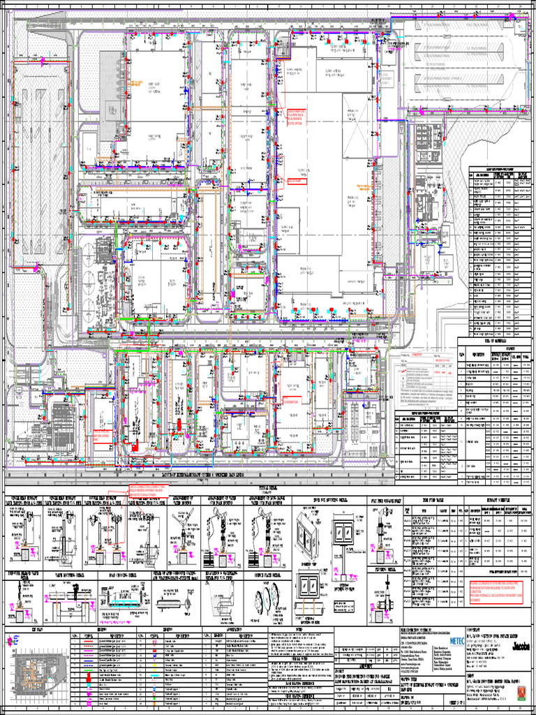 MDCEIPL-2171-002 - Layout of External Hydrant & Sprinkler Main Line-R1 | PDF