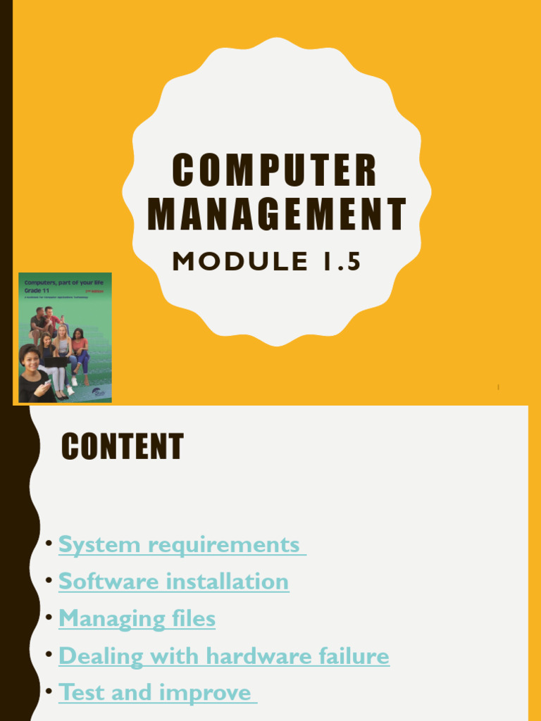 1 - 5 Computer Management | PDF | Computer File | Installation (Computer Programs)