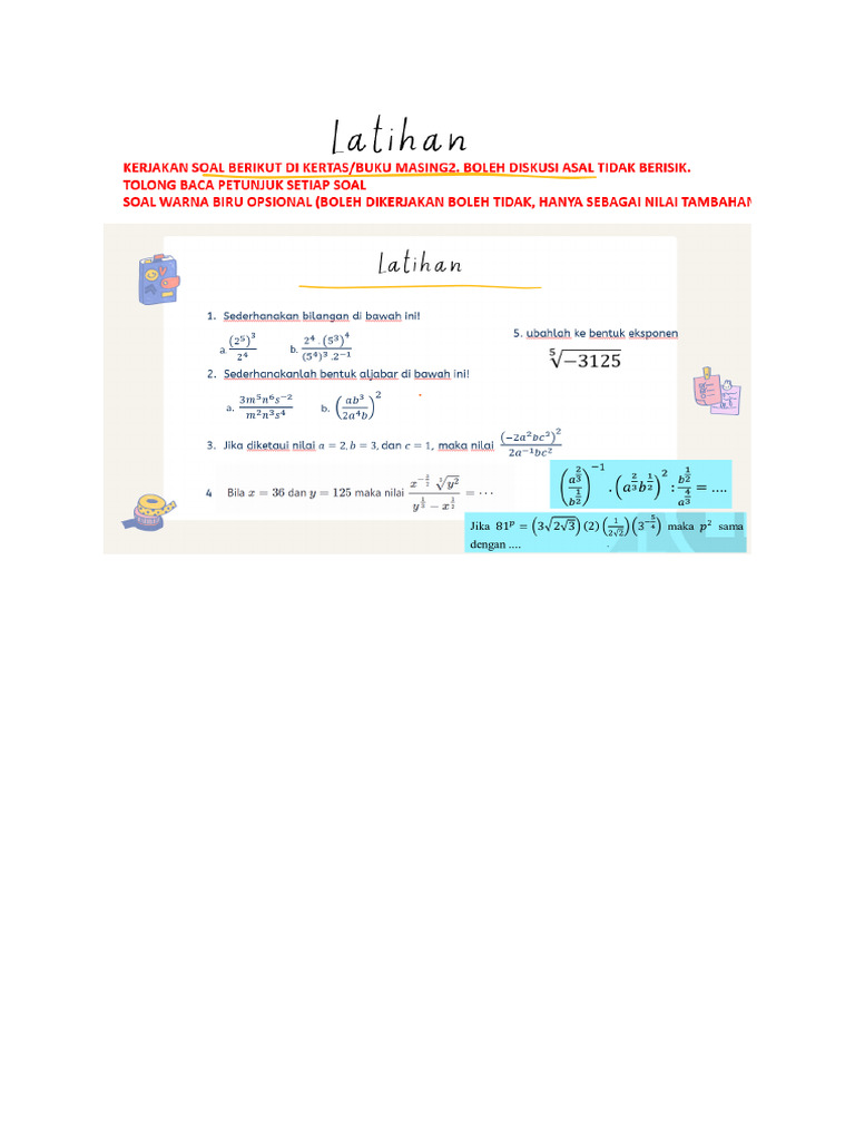 Latihan Eksponen 10 Pdf