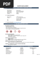 MSDS - FPT Range Floor Paint (Plascon) | PDF | Paint | Hazards