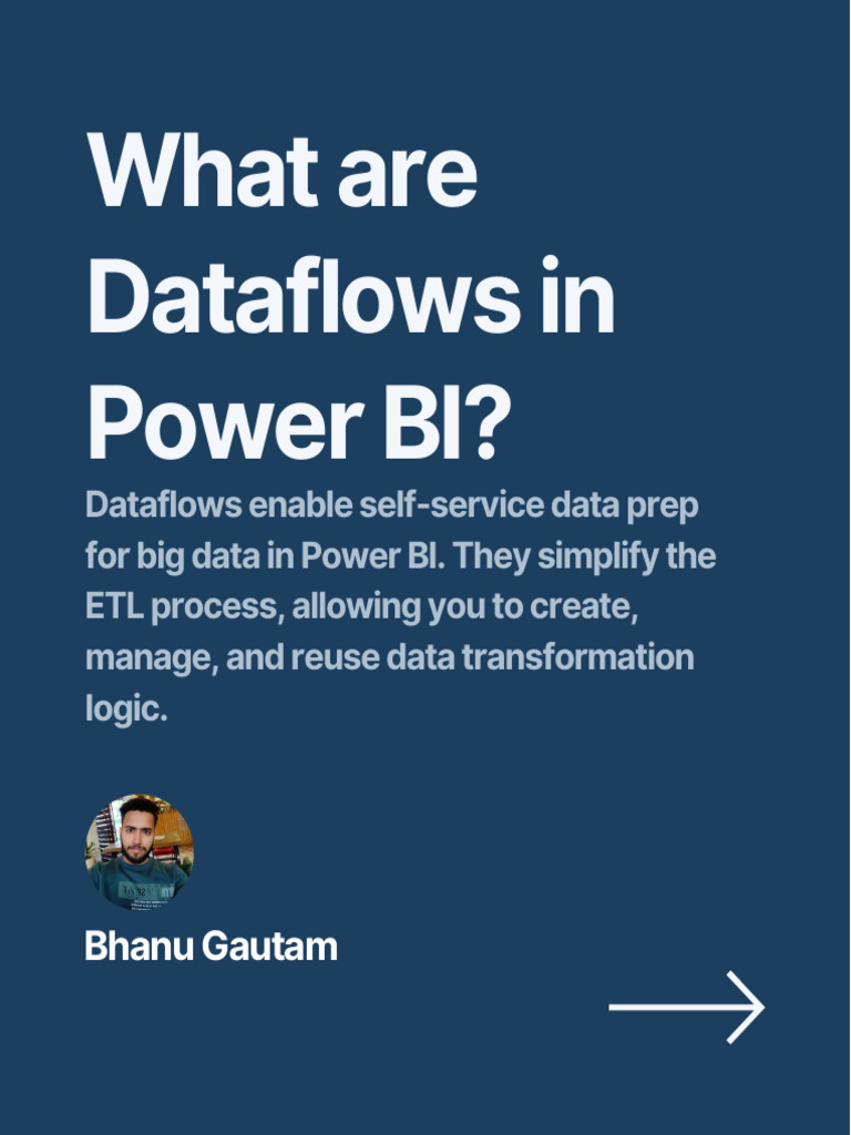 Dataflow in Power BI | PDF