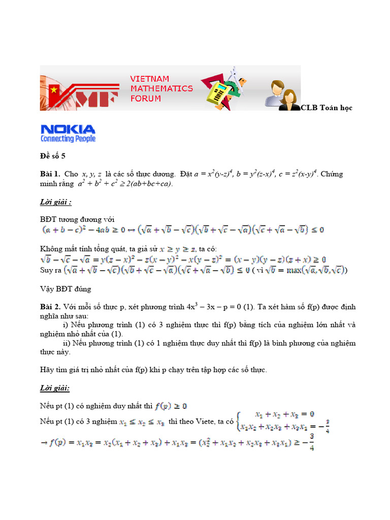 Dap An VMO - 5 | PDF