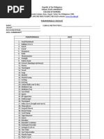 TPR Sheet Form | PDF