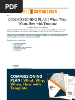 Testing and Commissioning Plan Template | PDF | Specification ...