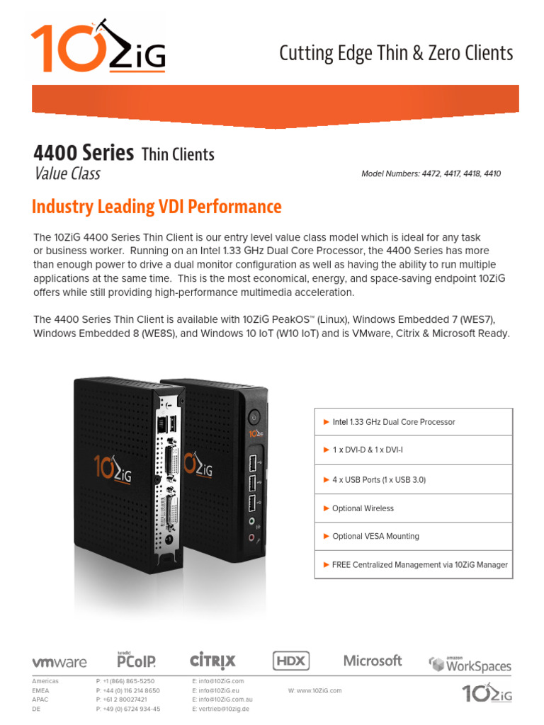 4400 Series Spec Sheet | PDF | Office Equipment | Computer Engineering