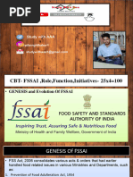 FSSAI Complete Notes | PDF | Food Safety