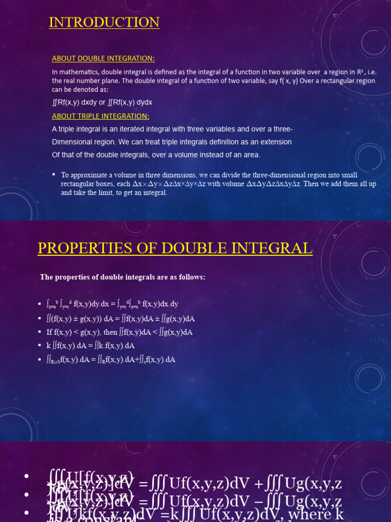 About Double Integration | PDF | Integral | Mathematical Physics