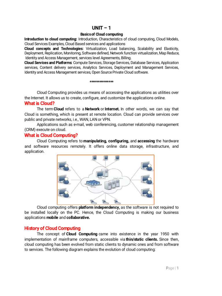 Cloudcomputing Merged | PDF | Cloud Computing | Scalability