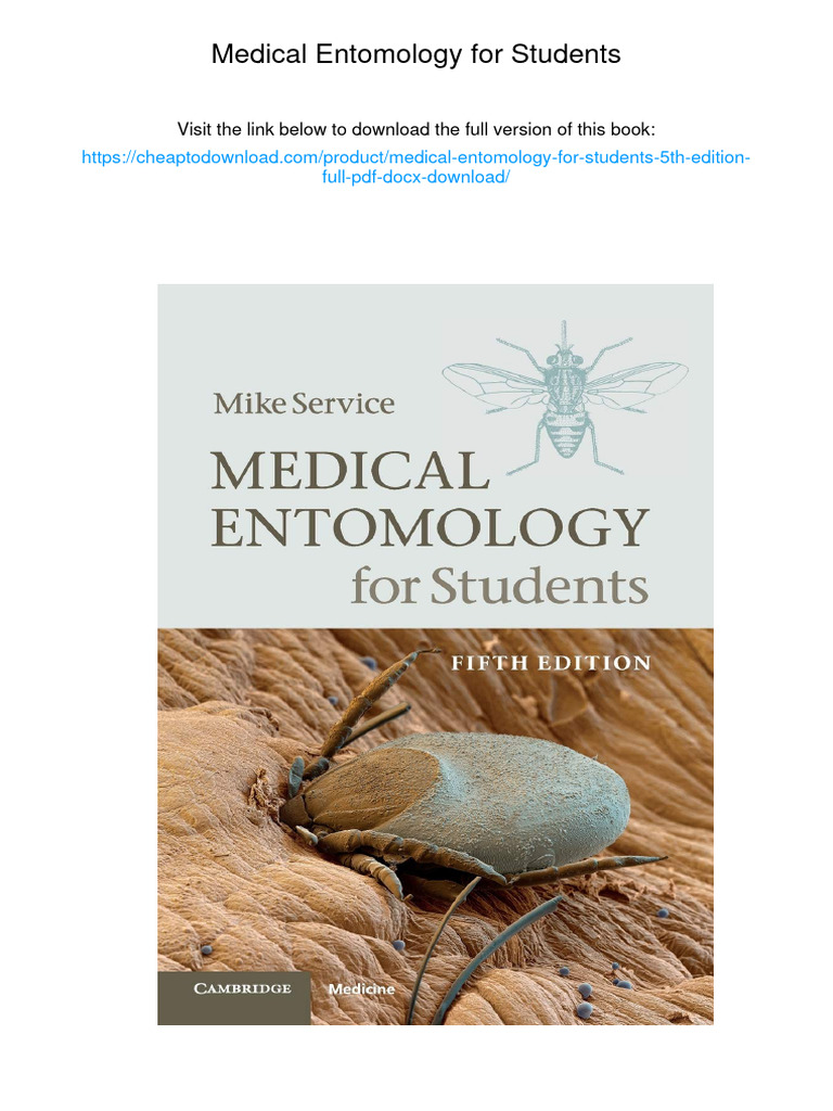 Medical Entomology For Students. 5th Edition. ISBN 1107668182, 978 ...