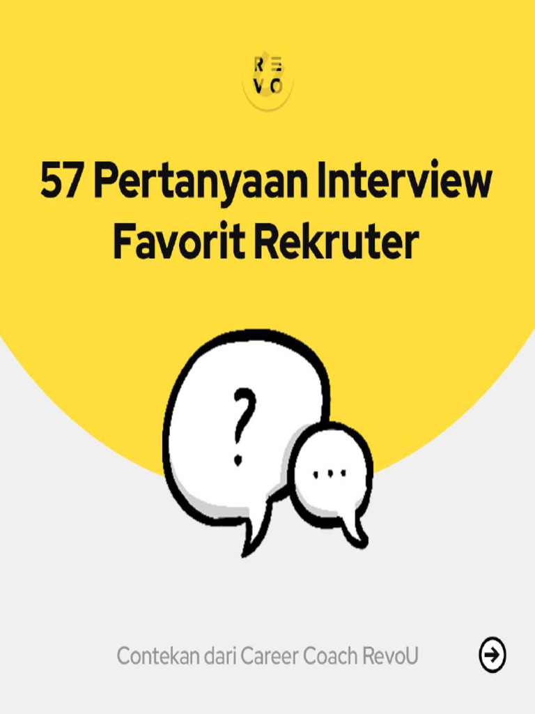 57 Contekan Pertanyaan Interview | PDF