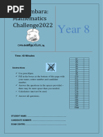 Chithambara: Mathematics Challenge2015: (Year1) | PDF | Teaching ...