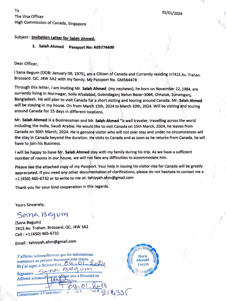 Invitation | PDF | Travel Visa | International Relations