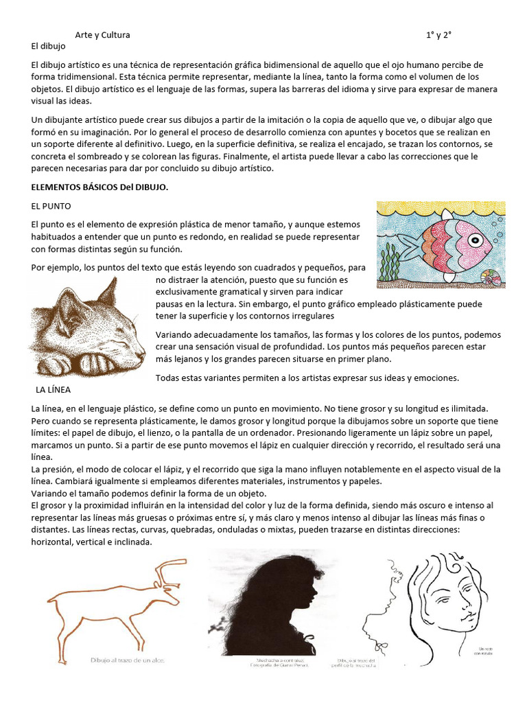 Dibujo 1 Y 2 Pdf Dibujo
