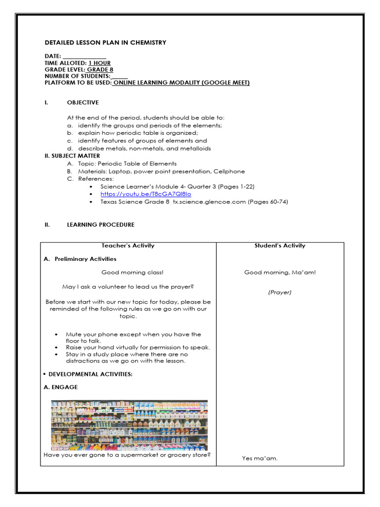 Periodic Table LP | PDF | Periodic Table | Chemical Elements