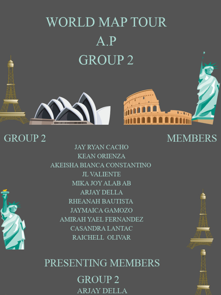 World Map Tour A.P Group 2 - 20240806 - 191931 - 0000 | PDF