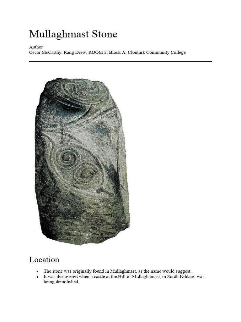 Mullaghmast Stone | PDF | Celts