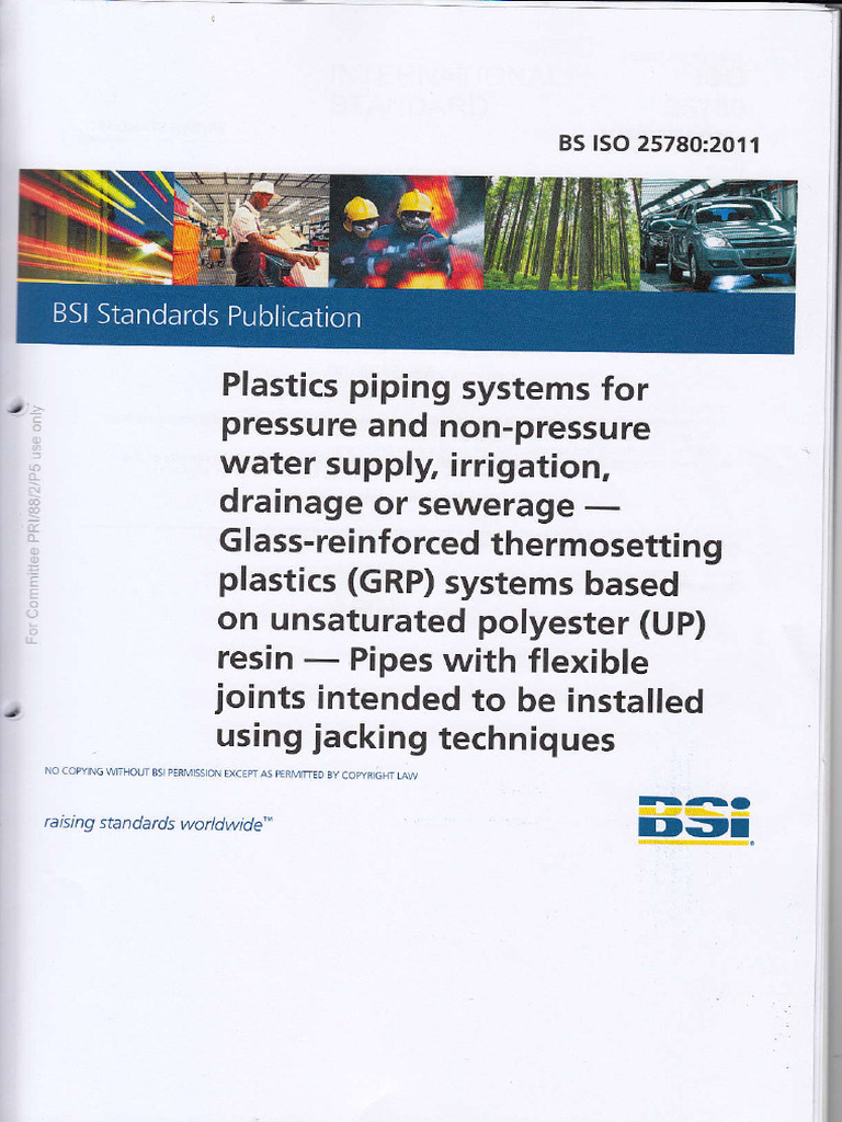 BS Iso 25780 - 2011 | PDF | Pipe (Fluid Conveyance) | Stiffness